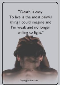 52 Suicide Quotes Sayings Sayings Point