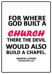 65 Church Quotes and Sayings Sayings Point