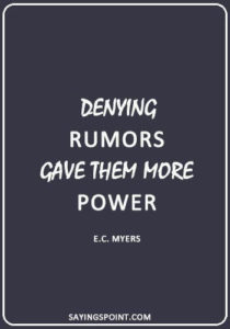 65 Rumors Quotes and Sayings Sayings Point
