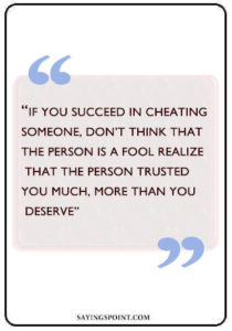 65 Cheating Quotes and Sayings Sayings Point