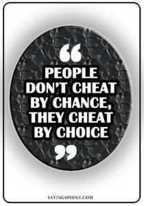 65 Cheating Quotes and Sayings Sayings Point